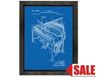 Electric Keyboard Patent Print Art 1941 - Etsy