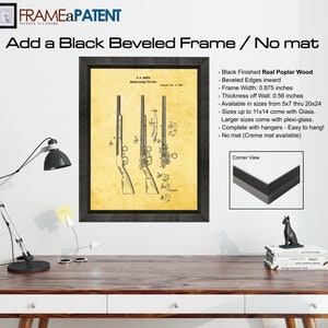 Muzzle-loading Firearm Patent Print Poster - 1839 - Historical Vintage ...