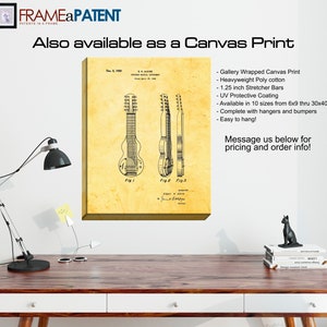 Stringed Musical Instrument Patent Print Poster 1950 - Etsy