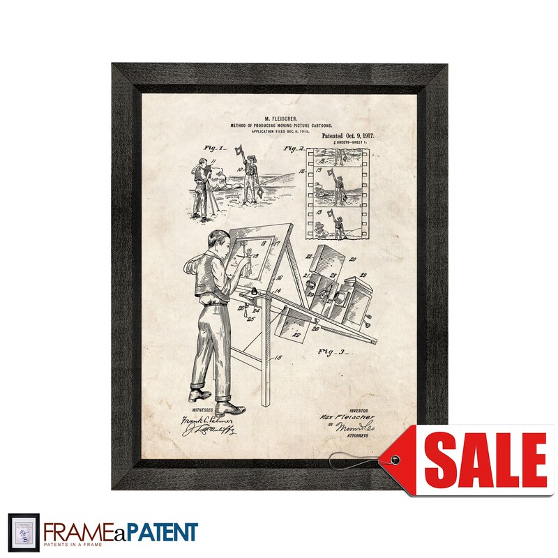 Cartoon Patent - Etsy