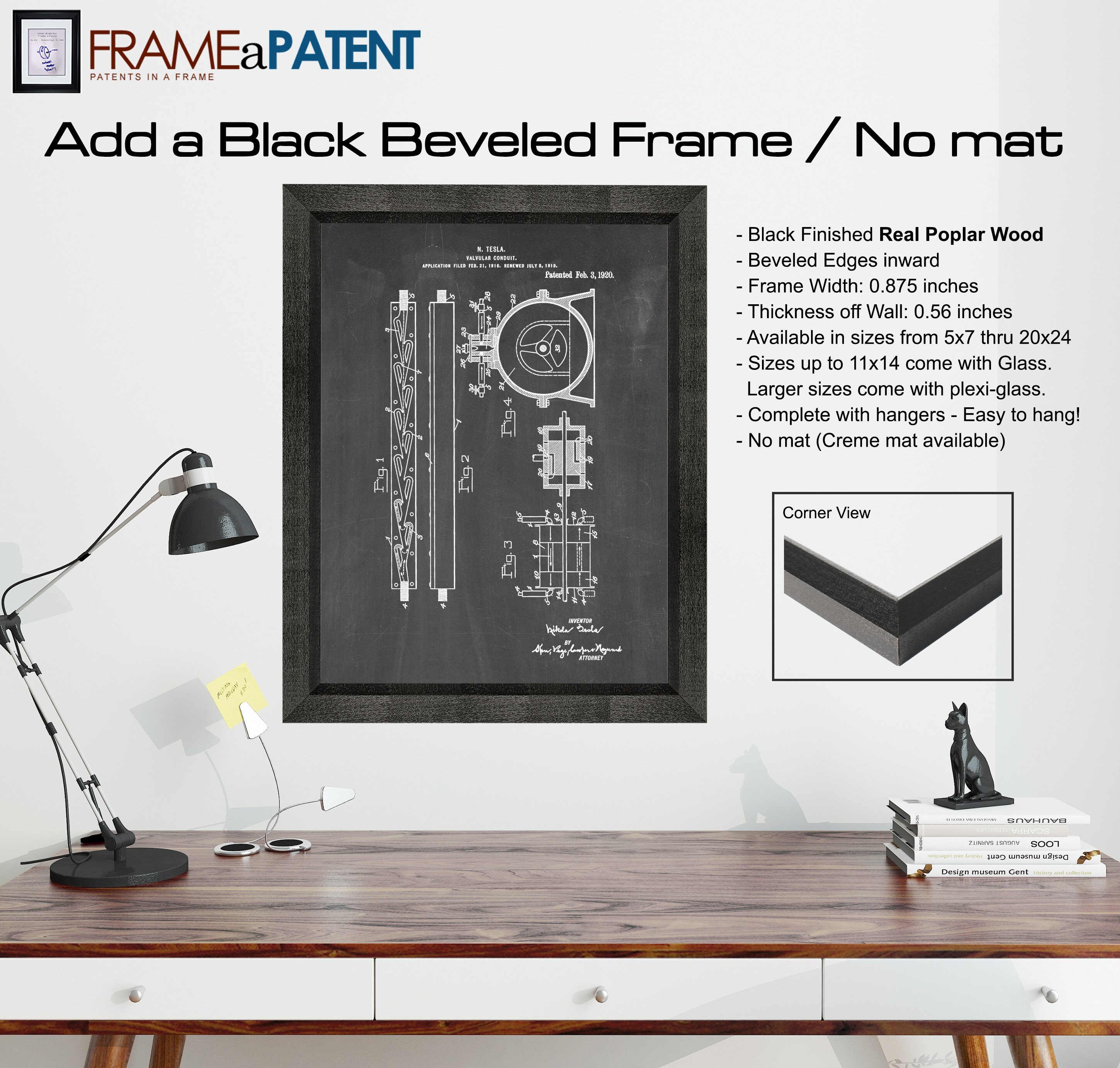 Tesla Valvular Conduit Patent Print Poster 1920 Historical - Etsy