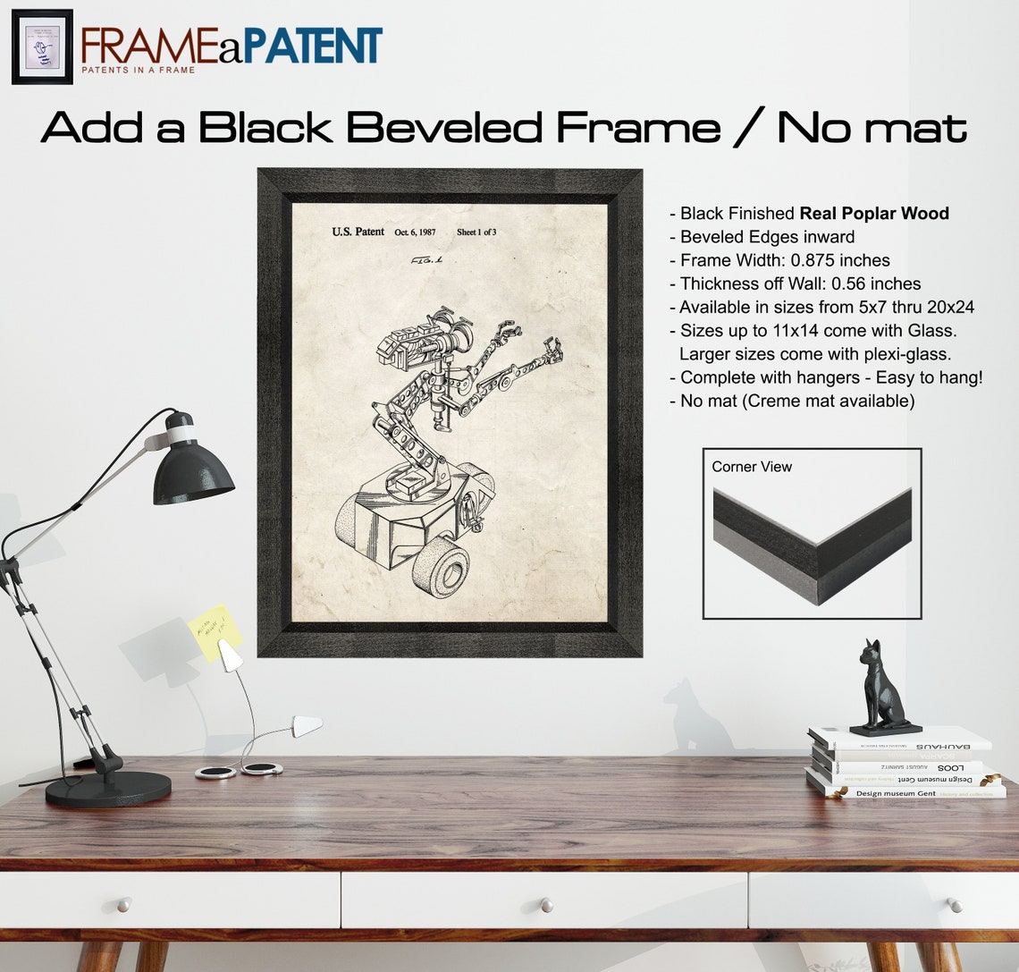 Short Circuit Movie Number 5 Robot Patent Print Poster 1987 - Etsy