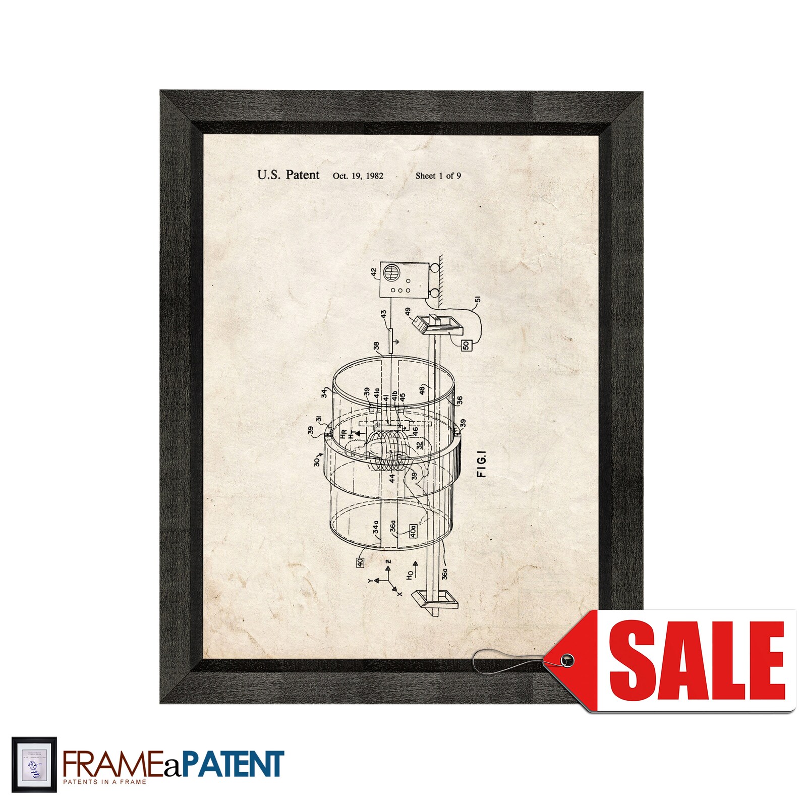 MRI Machine Patent Print Poster 1982 Historical Vintage - Etsy