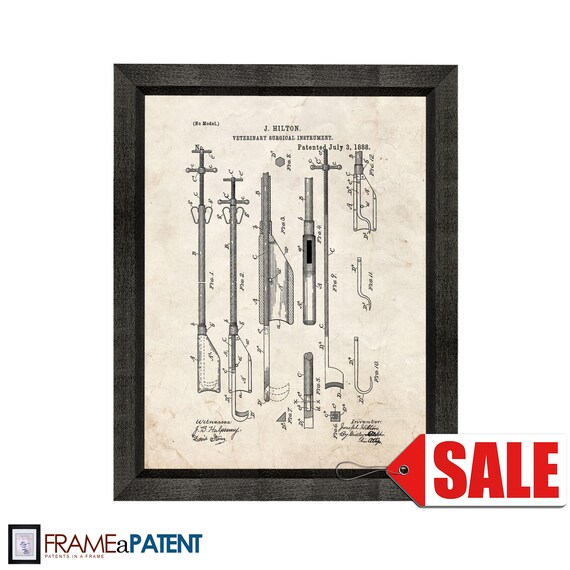 Veterinary Surgical Instrument Patent Print Poster 1888 - Etsy