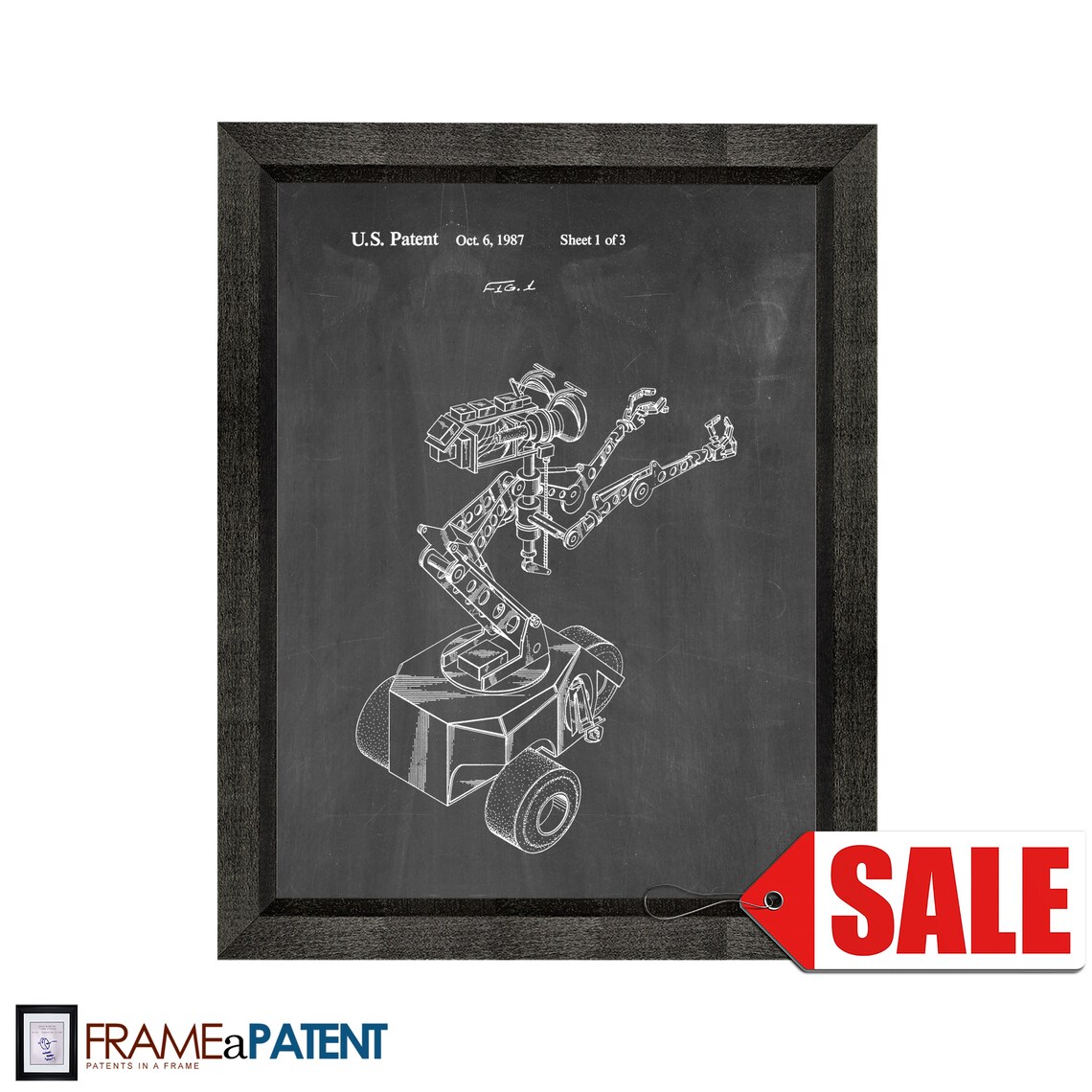 Short Circuit Movie Number 5 Robot Patent Print Poster 1987 - Etsy