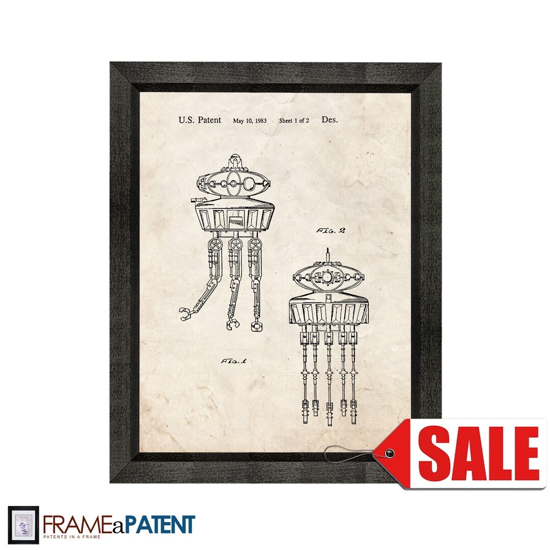 Star Wars Probot Patent Print Poster 1983 Historical Vintage Wall Art ...