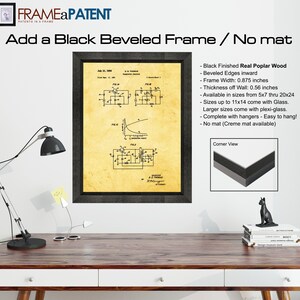 Transistor Circuit Patent Print Poster 1956 Historical Vintage Wall Art ...