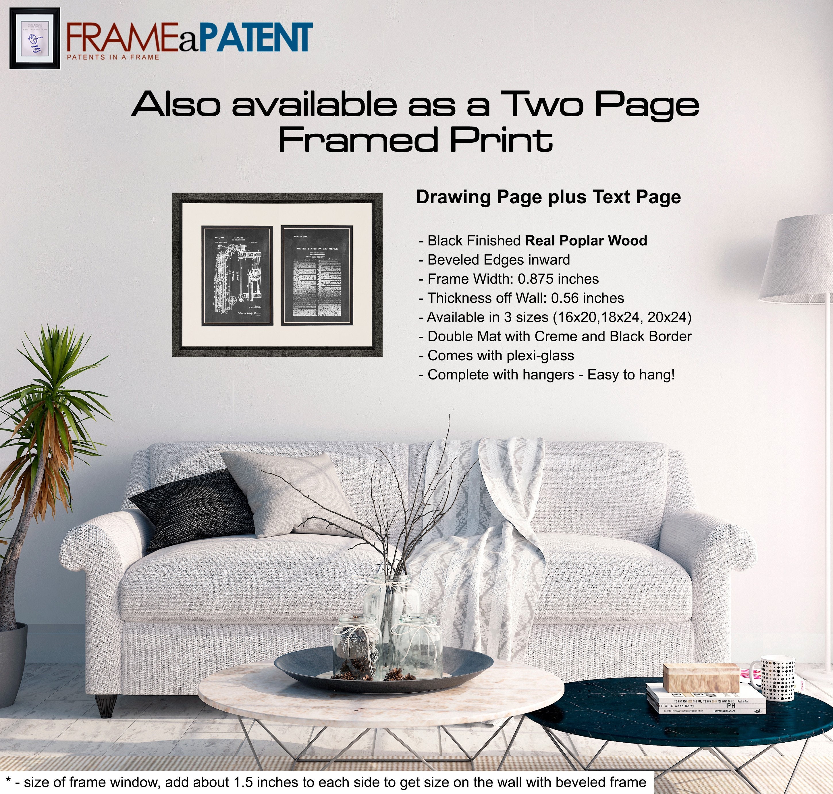 Hemp Breaking Machine Patent Print Poster 1950 Historical - Etsy