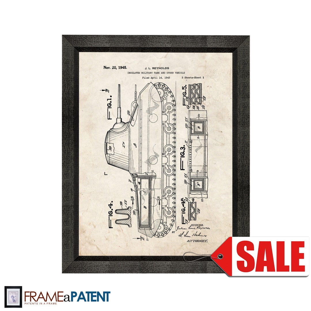 Insulated Military Tank Patent Print Poster 1945 - Etsy