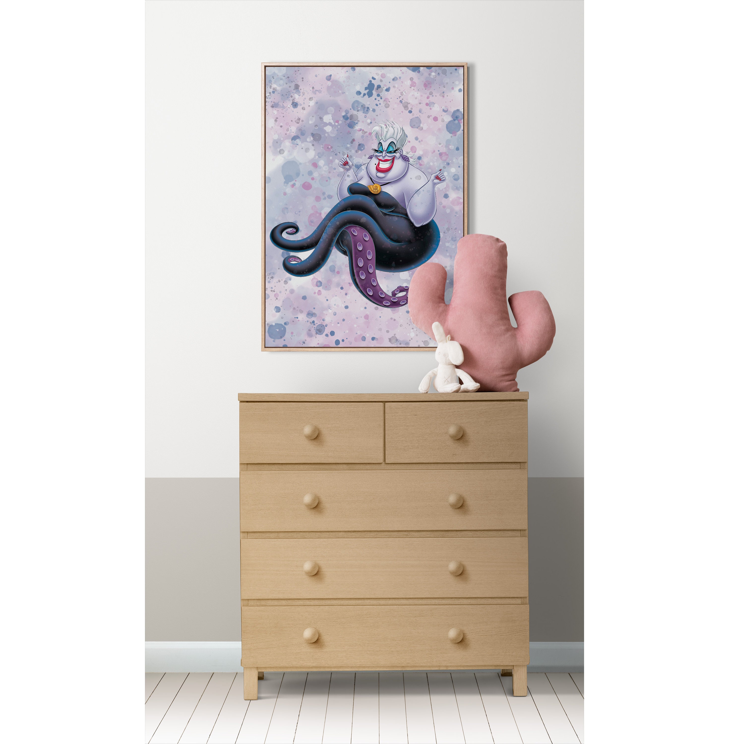 Ursula From Little Mermaid Art Print, Disney Poster, Disney Wall Decor ...