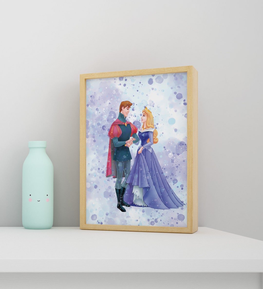 Sleeping Beauty Art Print, Disney Poster, Disney Wall Decor, Home Decor ...