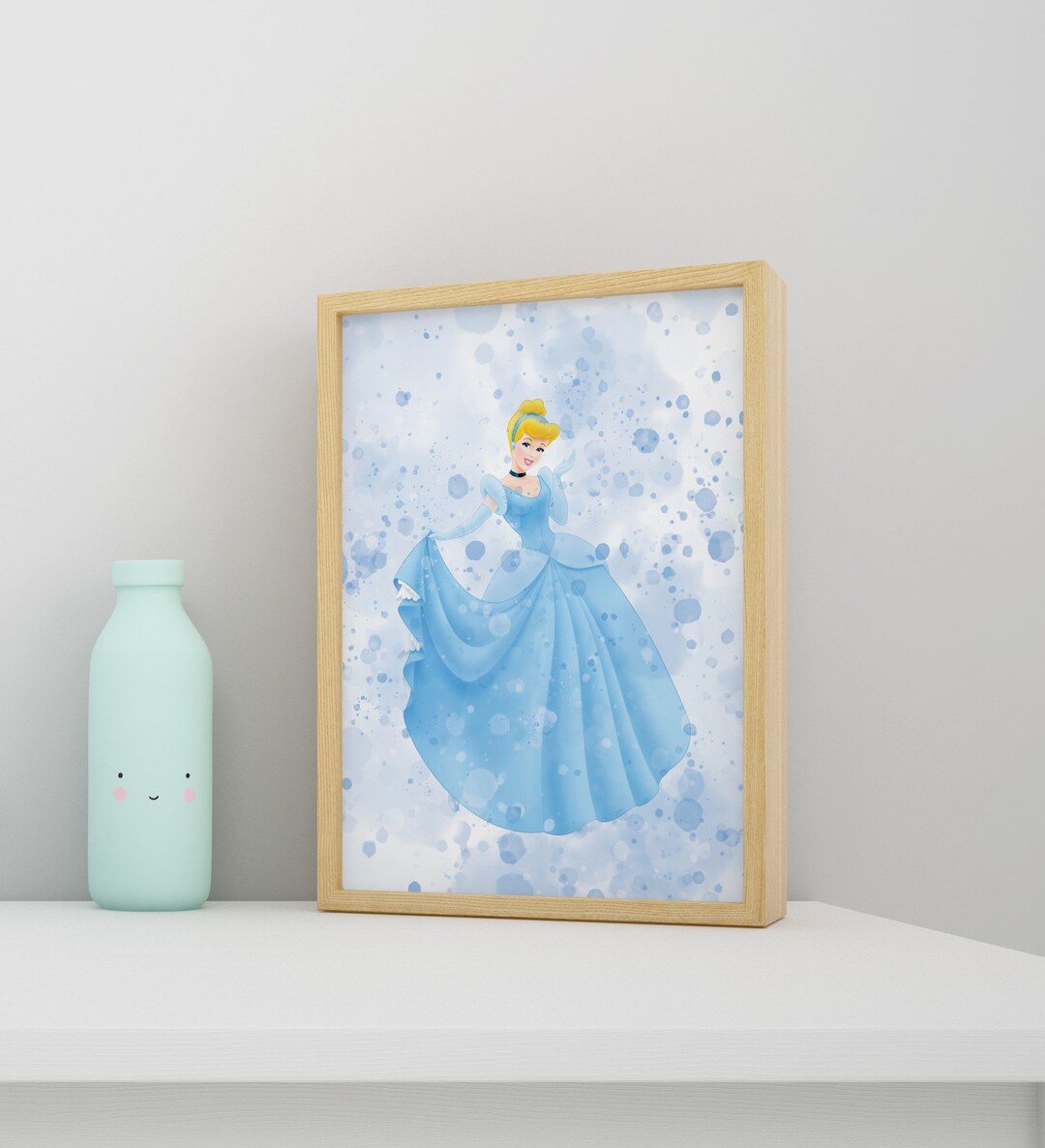Princess Cinderella Art Print, Disney Poster, Wall Decor, Home Decor ...