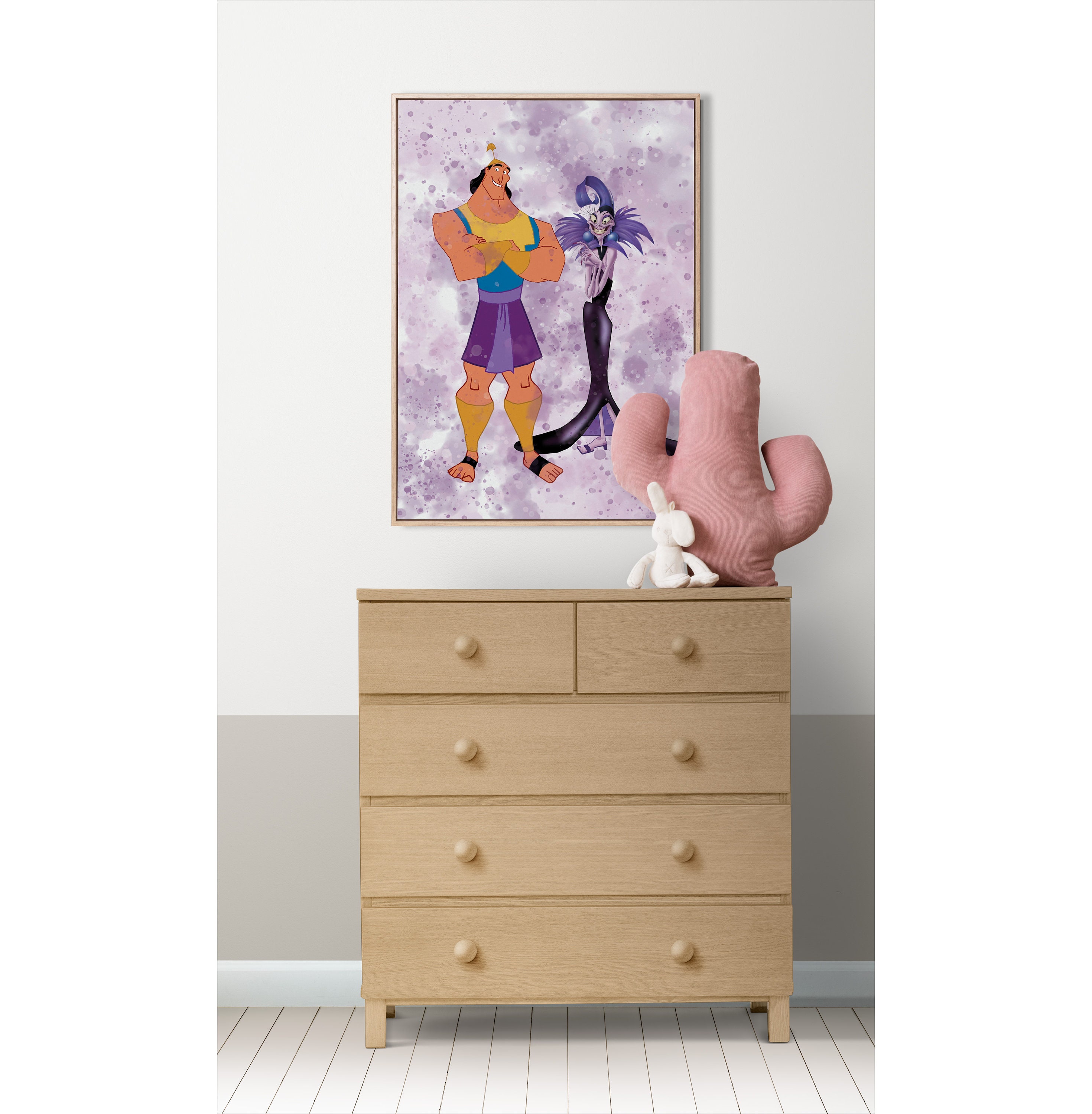 Yzma and Kronk From Emperor's New Groove Art Print, Disney Poster ...