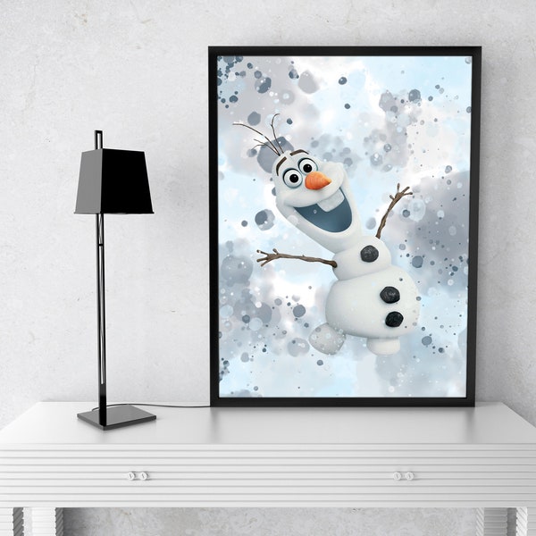Olaf Poster - Etsy