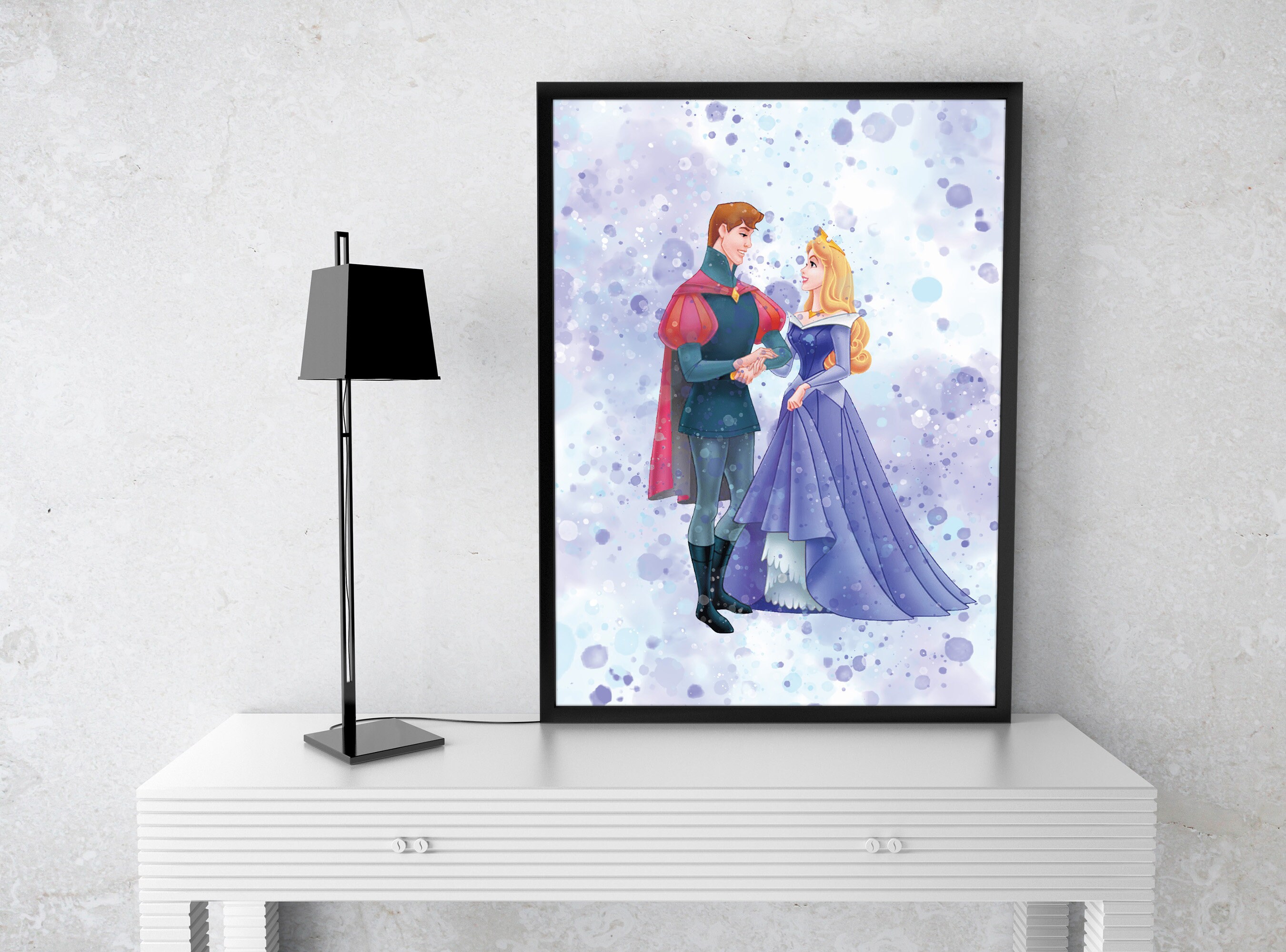 Sleeping Beauty Art Print, Disney Poster, Disney Wall Decor, Home Decor ...