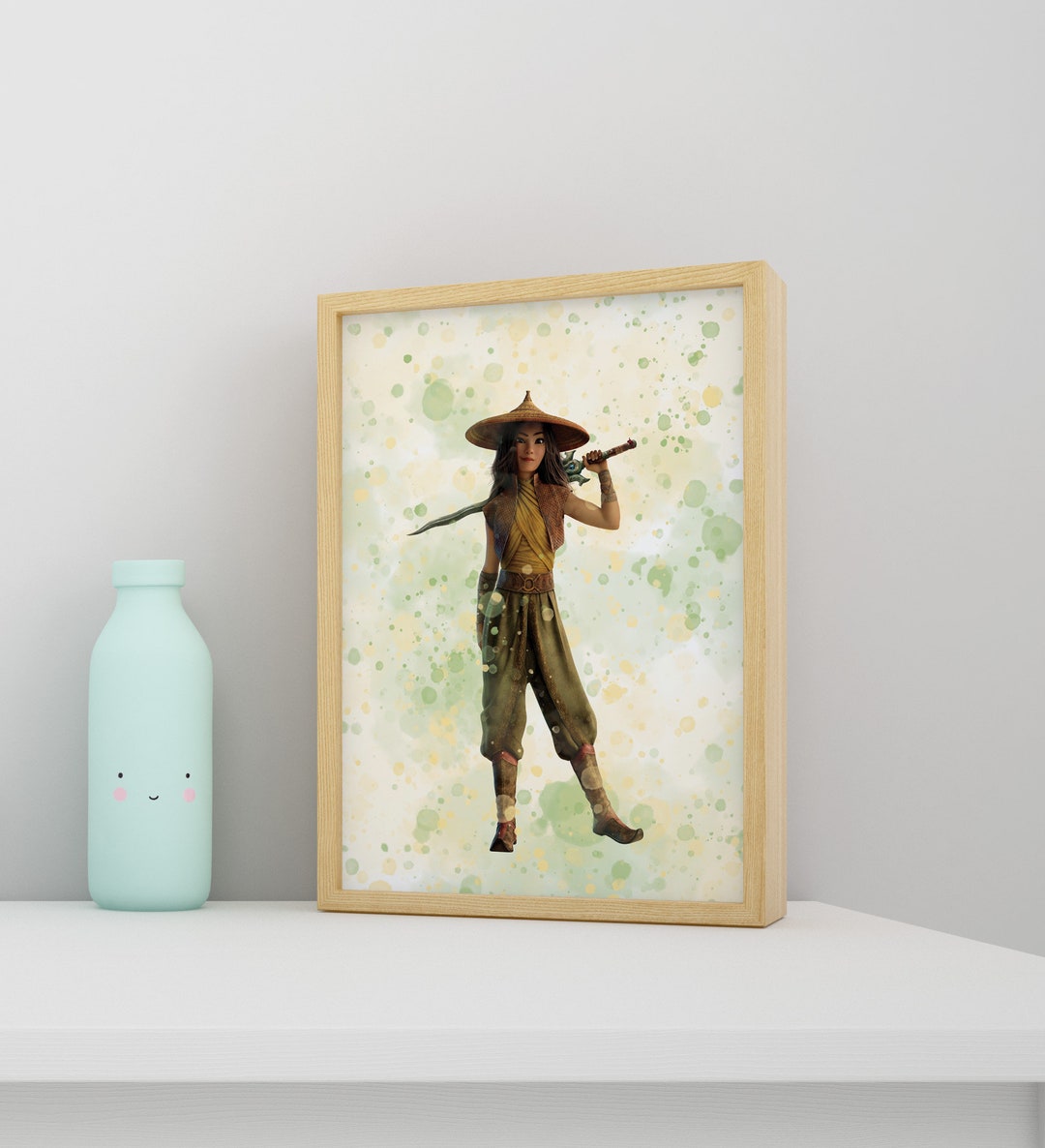 RAYA From Raya and the Last Dragon Art Print, Disney Poster, Disney ...