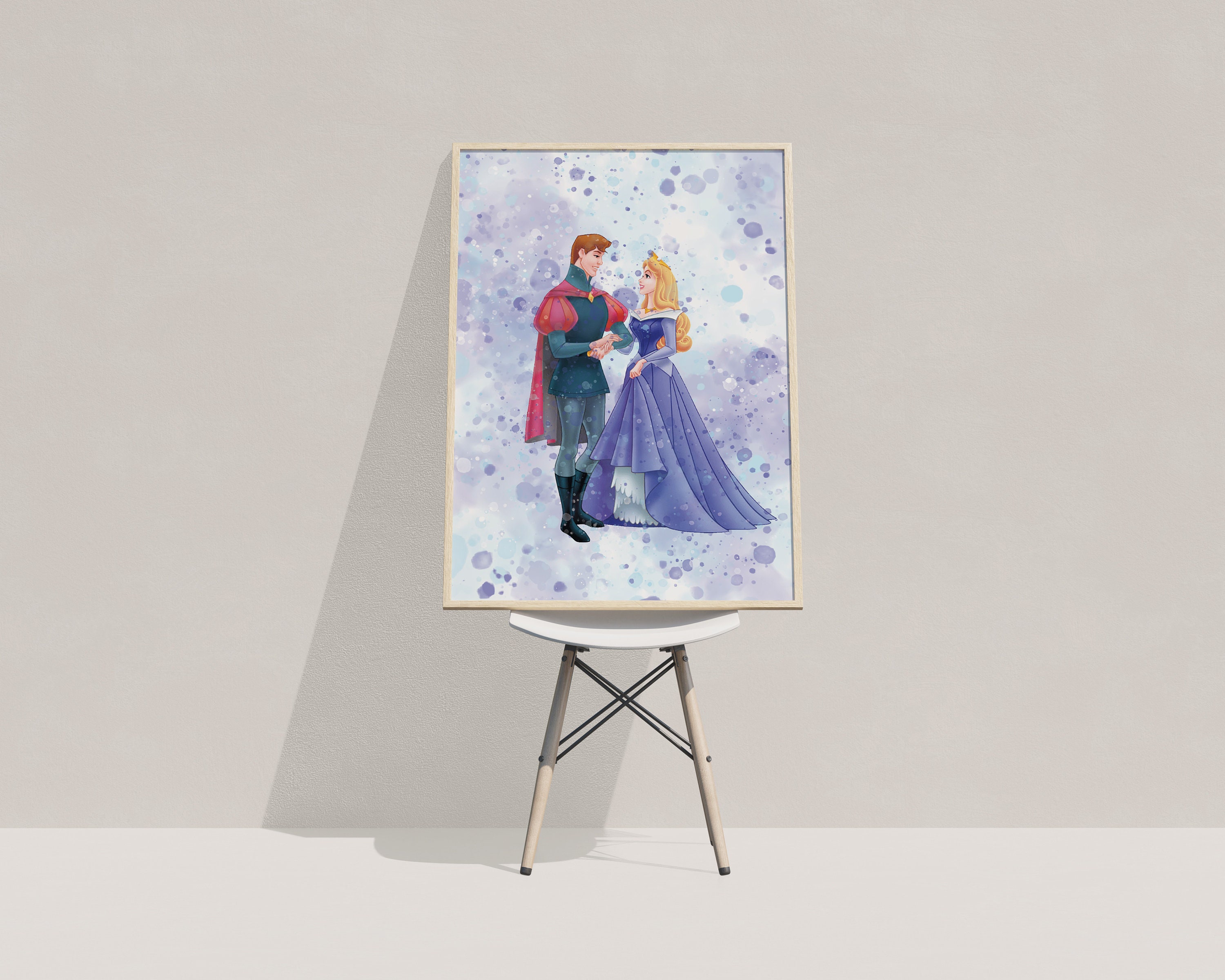 Sleeping Beauty Art Print, Disney Poster, Disney Wall Decor, Home Decor ...