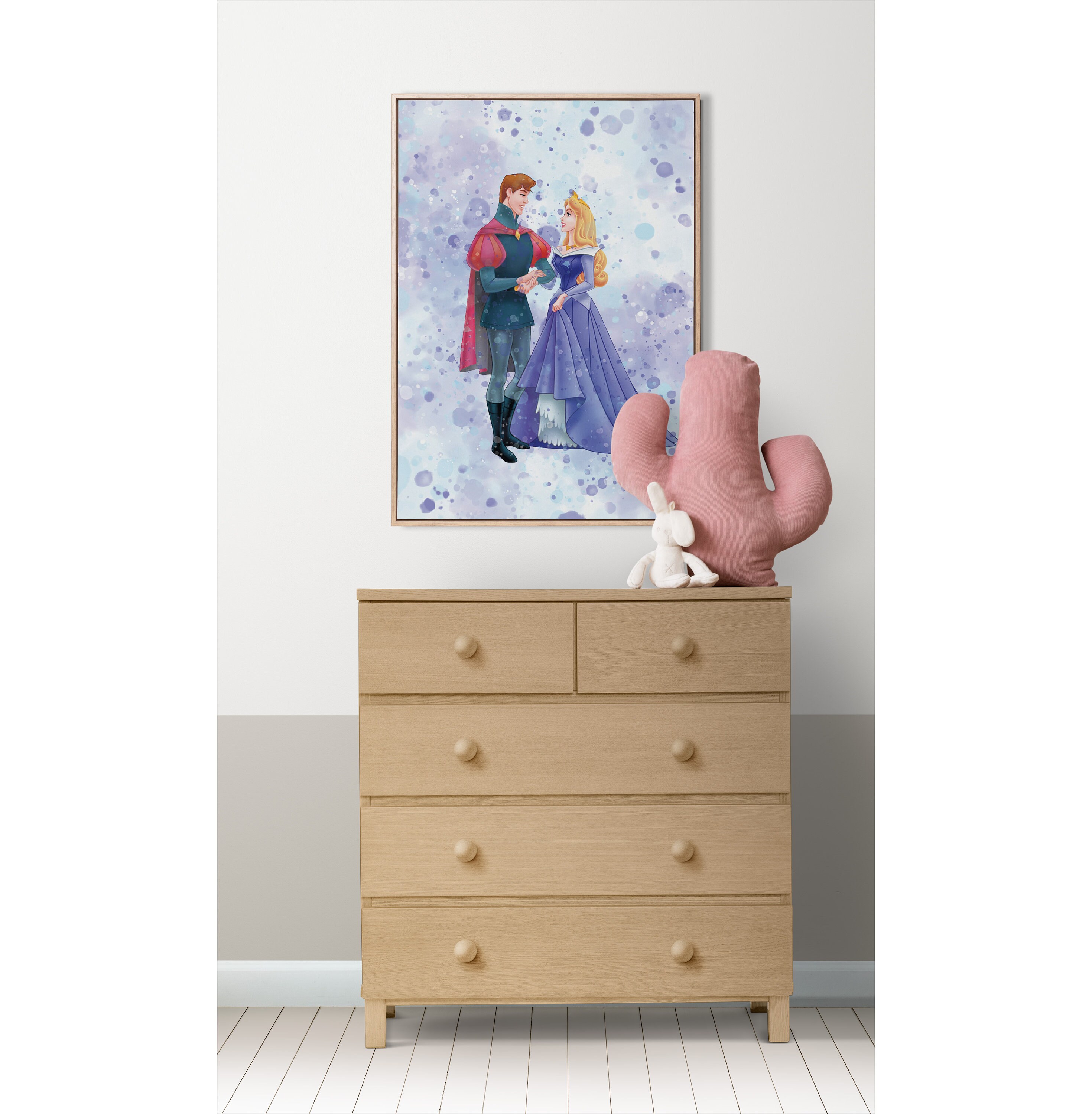 Sleeping Beauty Art Print, Disney Poster, Disney Wall Decor, Home Decor ...