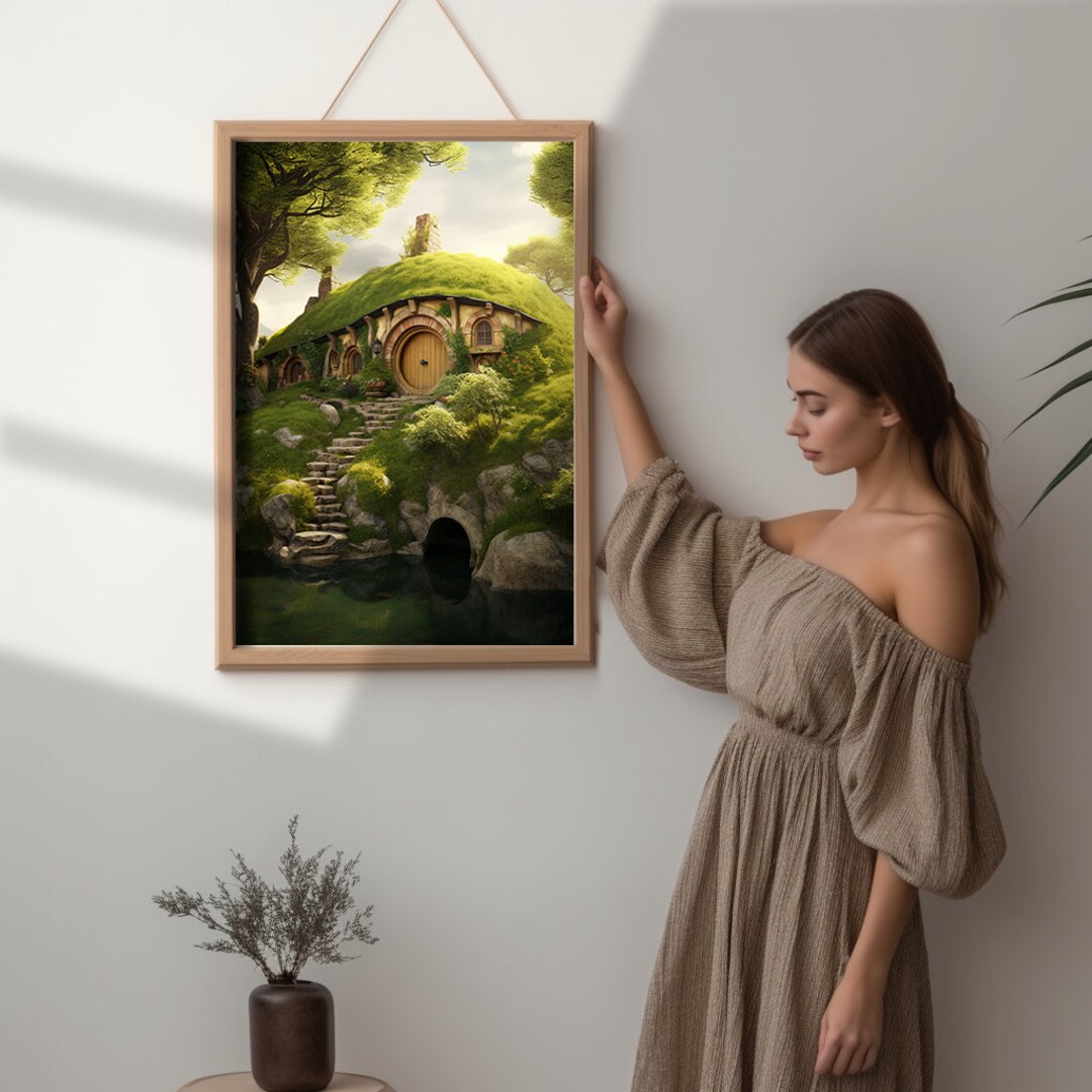 Lord of the Rings Hobbit Home Minimalistic Style Art Print, Home Decor ...