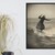 Surfing Nun, Black & White Vintage Photo Print, Retro Surfing Art, Home ...