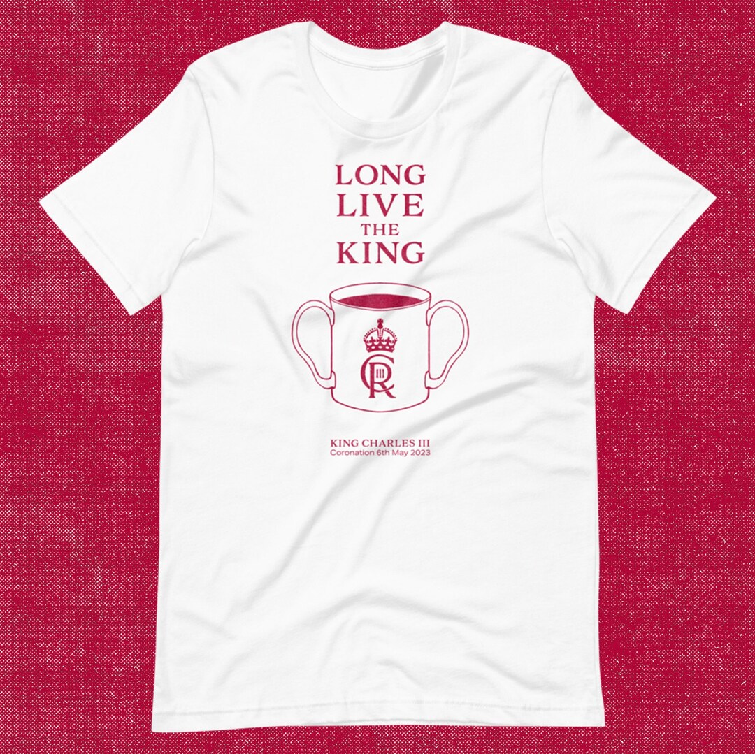 King Charles Tea Shirt King I Charles III Portrait | T Shirt | Royal ...