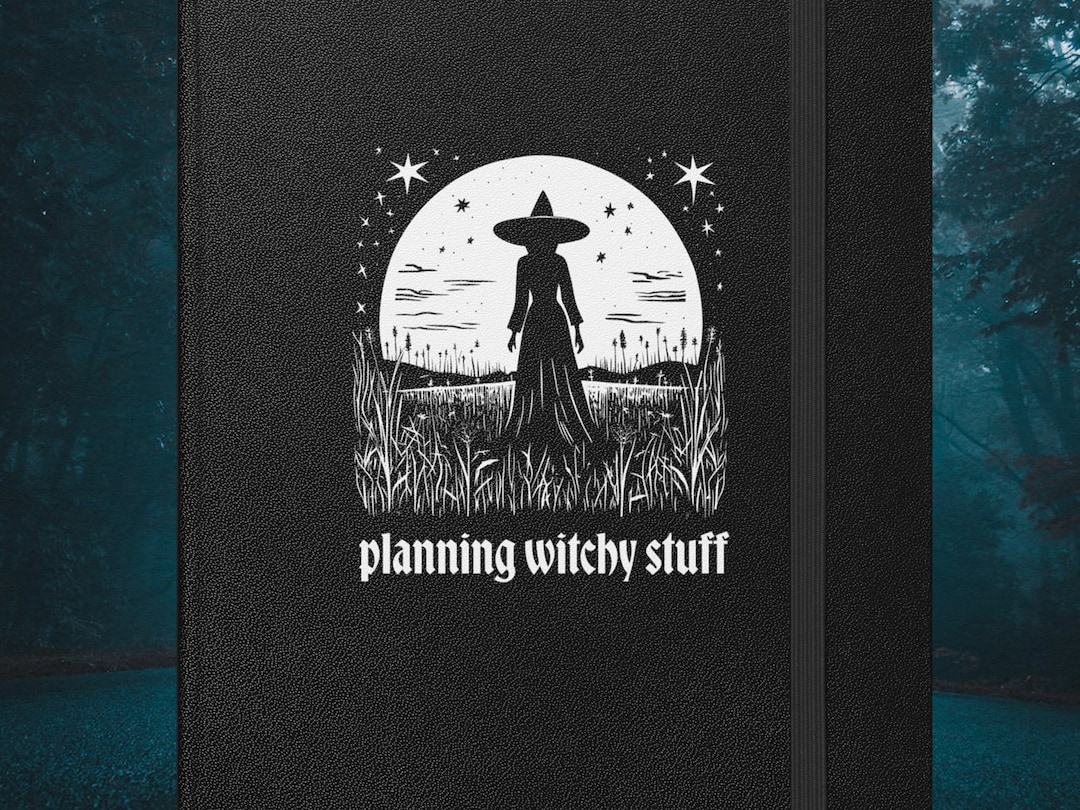 Funny Halloween Planning Notebook | Witchcraft | Gothic Planner ...