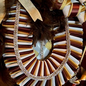 Football Shaped Mega Homecoming Mum, Custom Homecoming Mums, Spirit ...