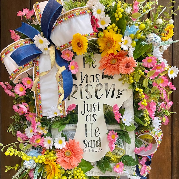 Christian Wreath - Etsy