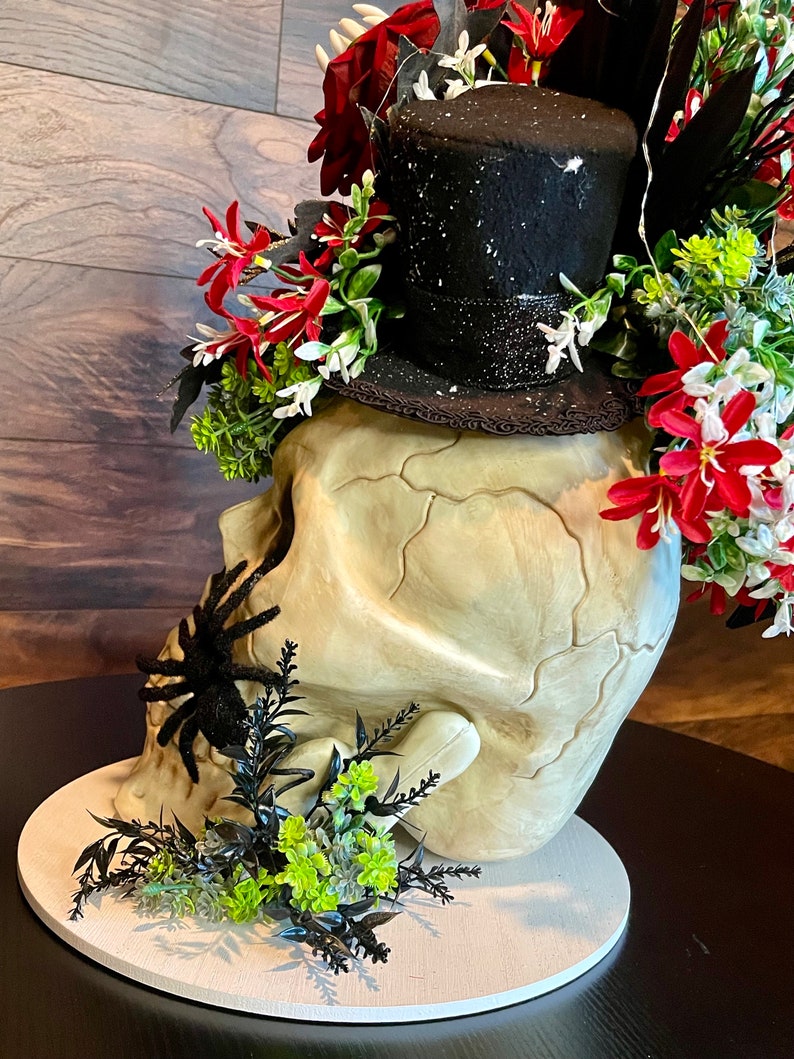 Skeleton Table Centerpiece, Halloween Centerpiece, Skeleton Centerpiece ...