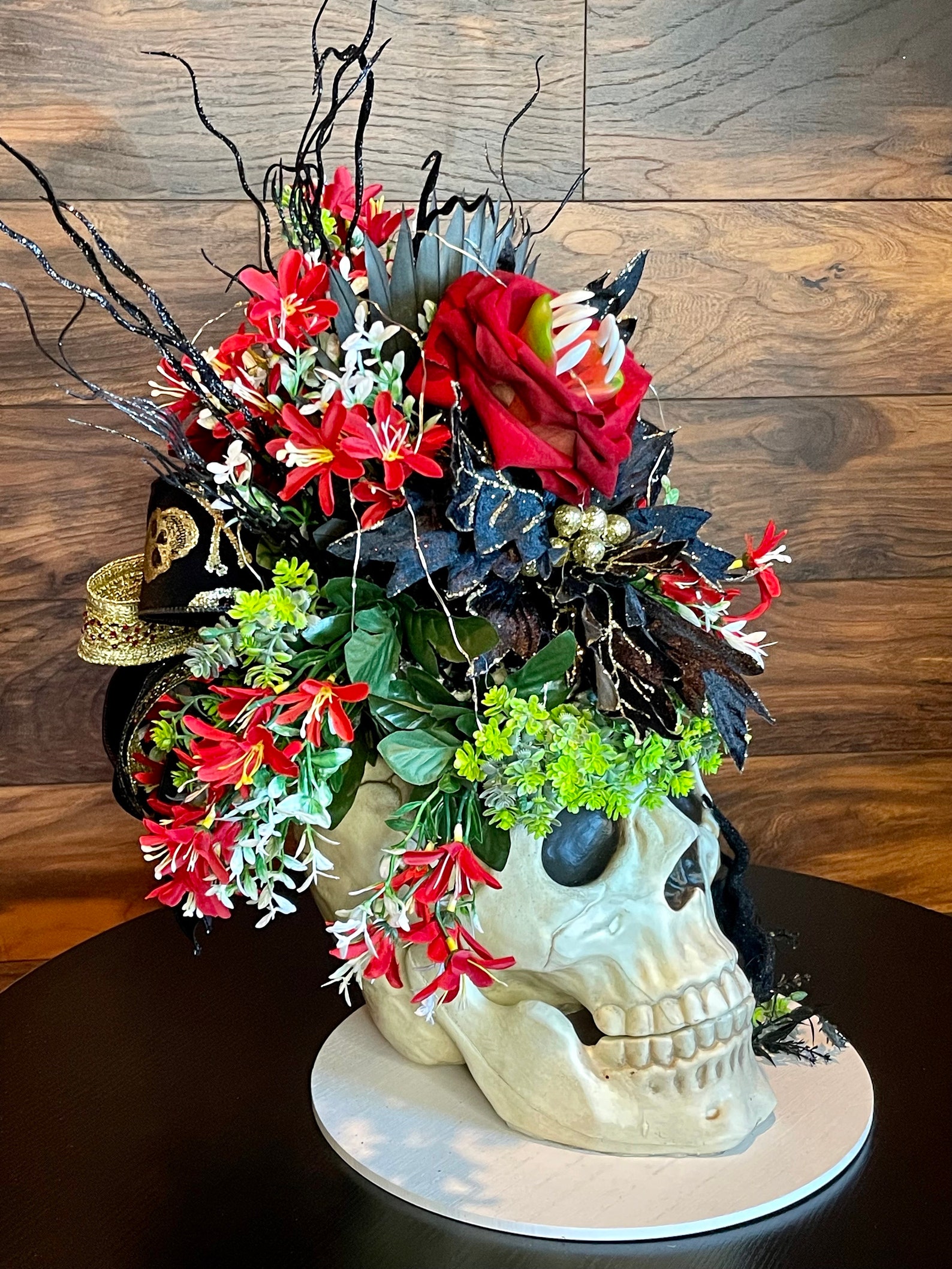 Skeleton Table Centerpiece, Halloween Centerpiece, Skeleton Centerpiece ...