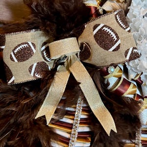 Football Shaped Mega Homecoming Mum, Custom Homecoming Mums, Spirit ...