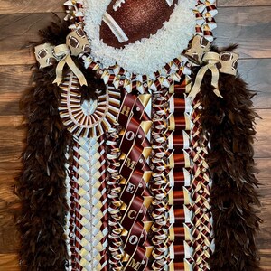 Football Shaped Mega Homecoming Mum, Custom Homecoming Mums, Spirit ...