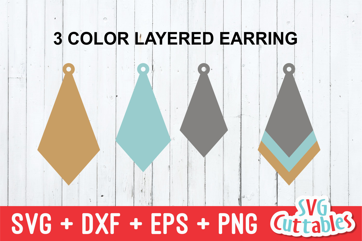 Earring Svg Bundle SVG DXF EPS Earring Cut File - Etsy