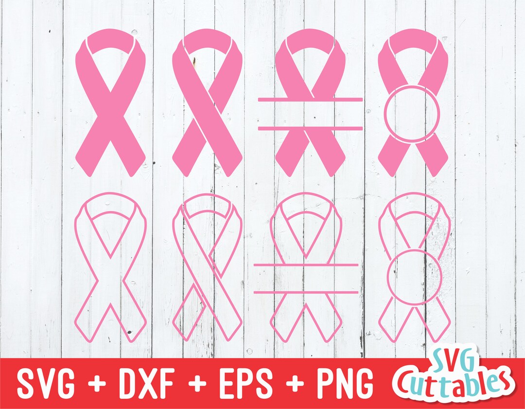 Awareness Ribbons Svg - Awareness Cut File - Cancer - Svg - Dxf - Eps ...