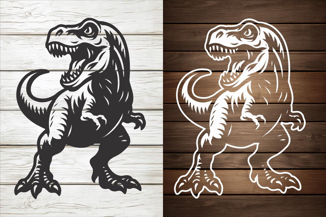 T-rex Svg - Tyrannosaurus Rex Svg - Cut File - Svg - Dxf - Eps - Png ...