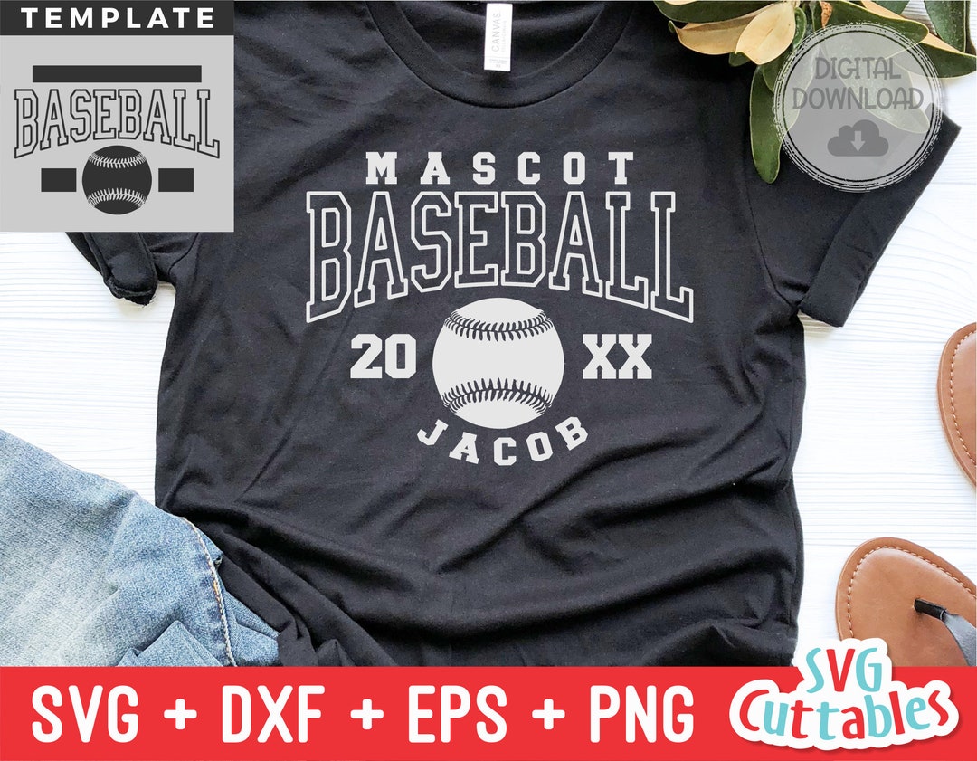 Baseball Svg - Baseball Template 0047- Svg - Eps - Dxf - Png ...