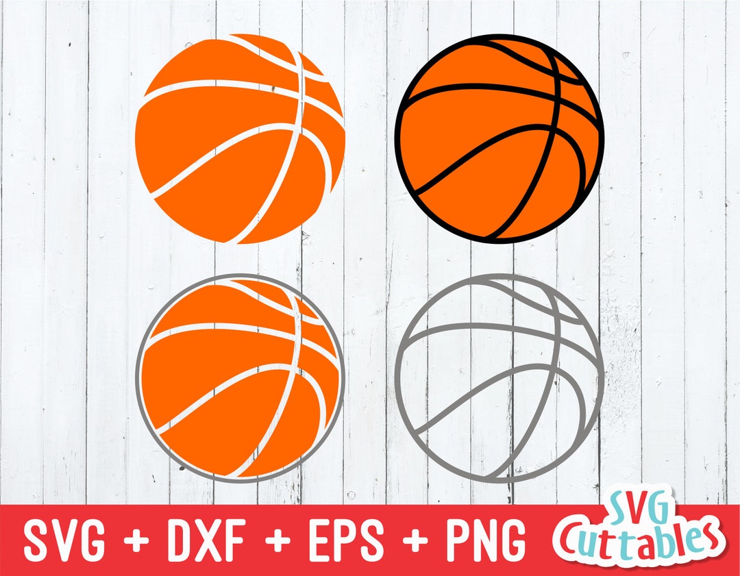 Basketball Svg, Basketball Svg, Dxf, Eps, Basketball, Contoured ...