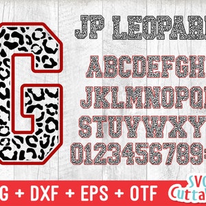 Leopard Font - Ttf - Otf - Open Type Font - Sport Font - Silhouette ...