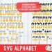 Go Team Svg Alphabet - Multi Color Sport - Svg - Eps - Dxf - Athletic ...