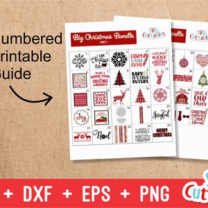 Big Christmas Bundle Svg - Christmas Svg - Cut File - SVG, DXF, EPS ...