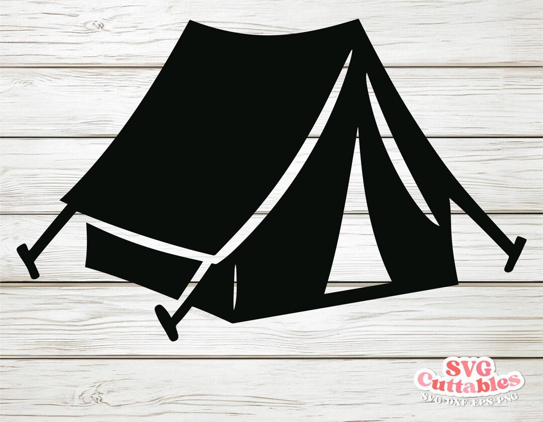 Camping Tent Svg - Tent Png Clipart - Camping Cut File - Svg - Dxf ...