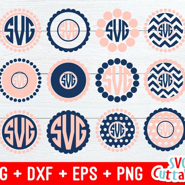 Monogram Frame - Etsy