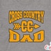 Cross Country Svg, Cross Country Dad SVG, DXF, EPS, Proud Parent, Cross ...