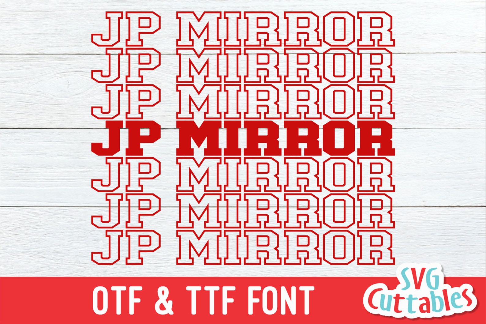 JP Mirror Font - Otf - Ttf - Mirrored Font - Athletic Font - Sporty ...