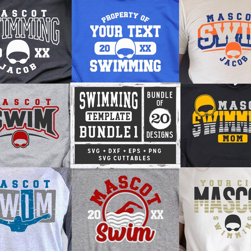 Swimmer Svg - Etsy