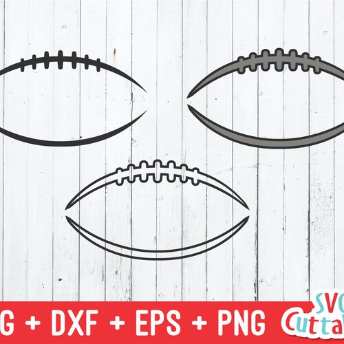 Football Outline Svg Cutting File - Etsy