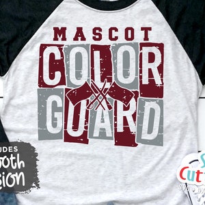 Color Guard Svg Bundle - Color Guard Template Bundle 1 - Svg - Dxf ...