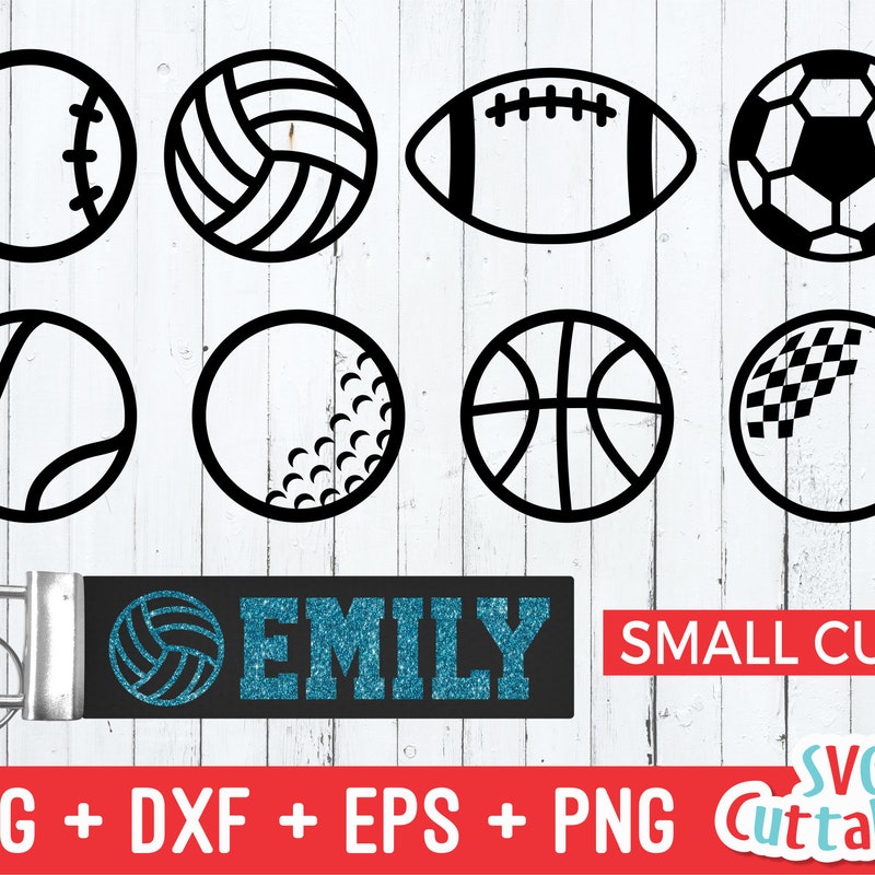 Sports Balls Svg - Etsy