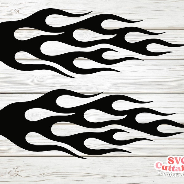 Flames Svg - Etsy