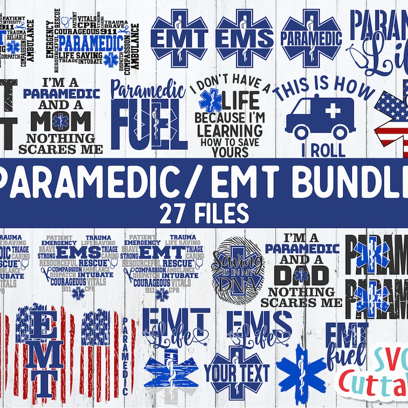 Emt Svg - Etsy